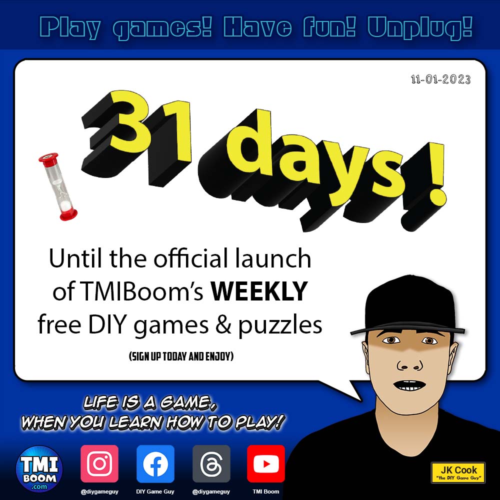 31 day countdown! – TMIBoom