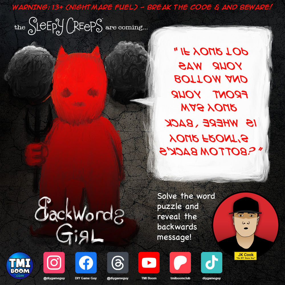 It's the 13th...time for a Backwards Girl puzzle – TMIBoom