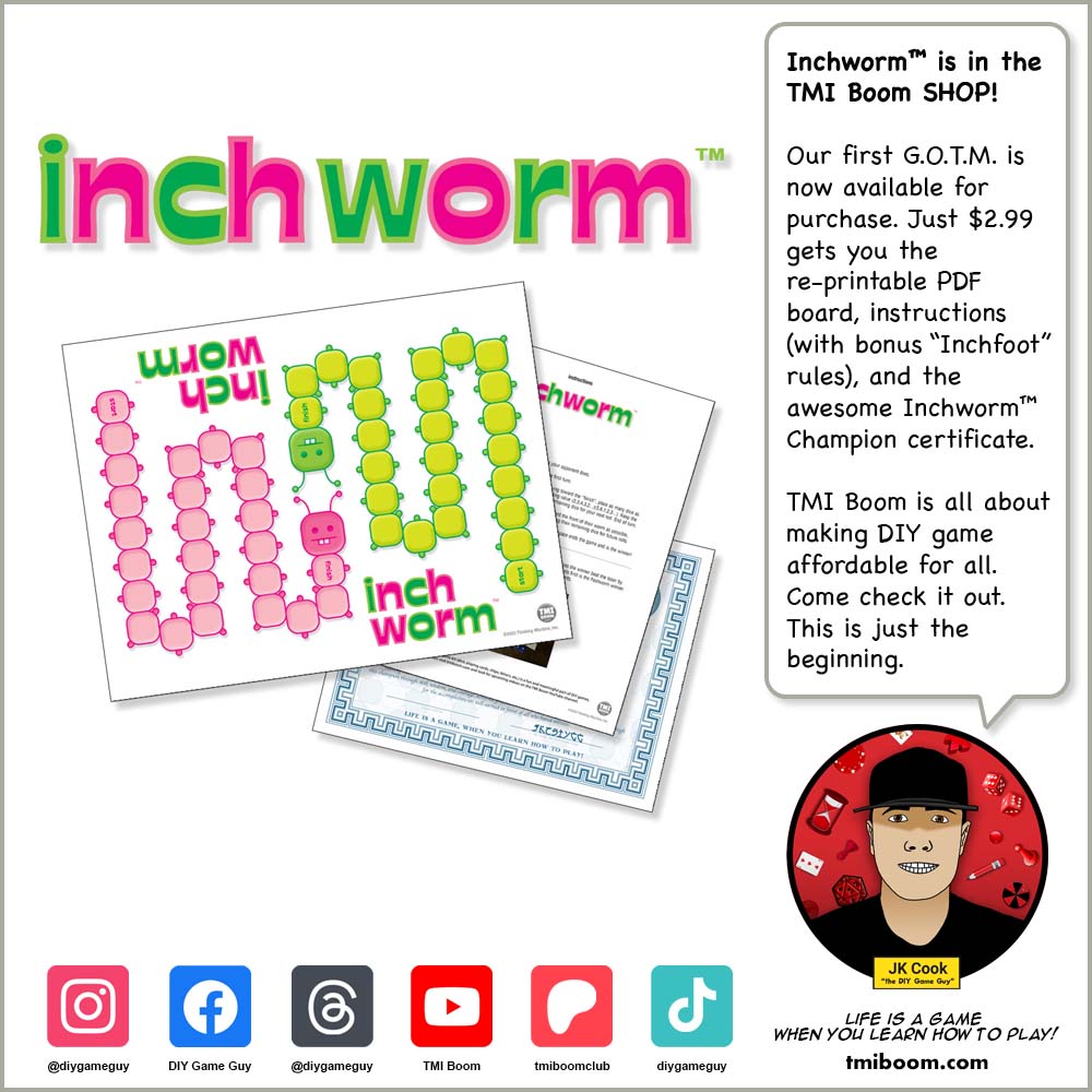 Inchworm™ in the SHOP! – TMIBoom