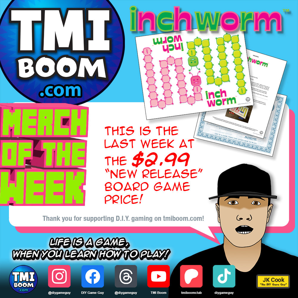 Last chance for Inchworm™ at the "new release" price! – TMIBoom